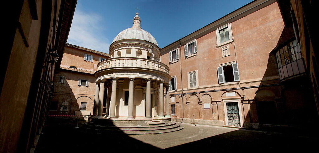 Découvrez le superbe Tempietto à Rome